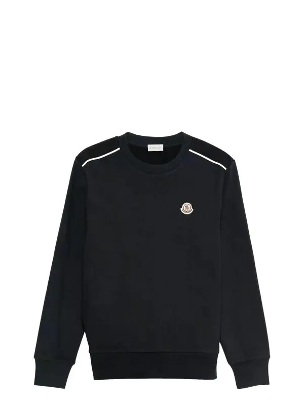 Moncler Logo-appliqué Sweatshirt - Blue