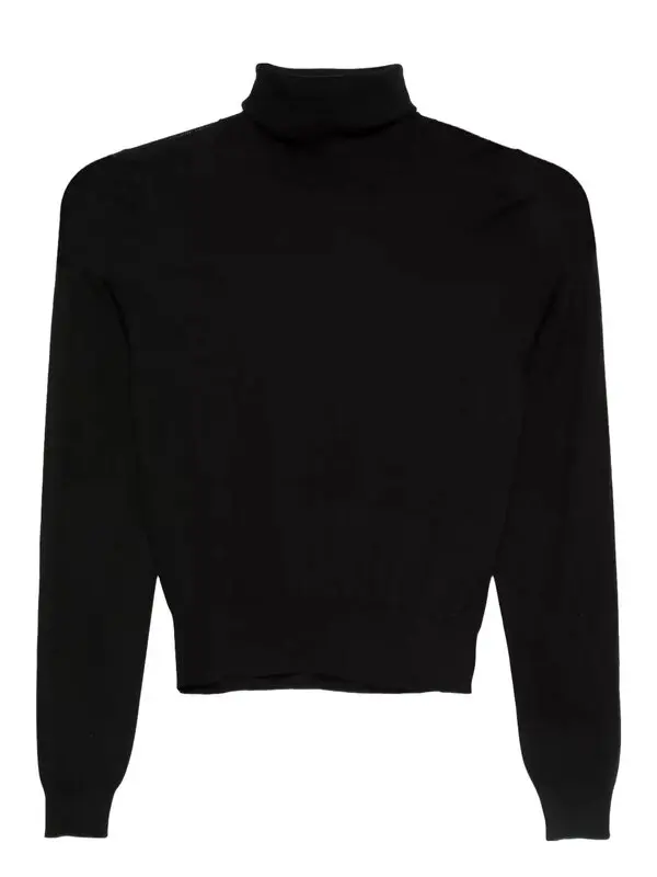 GOES BOTANICAL Roll-neck Sweater - Black