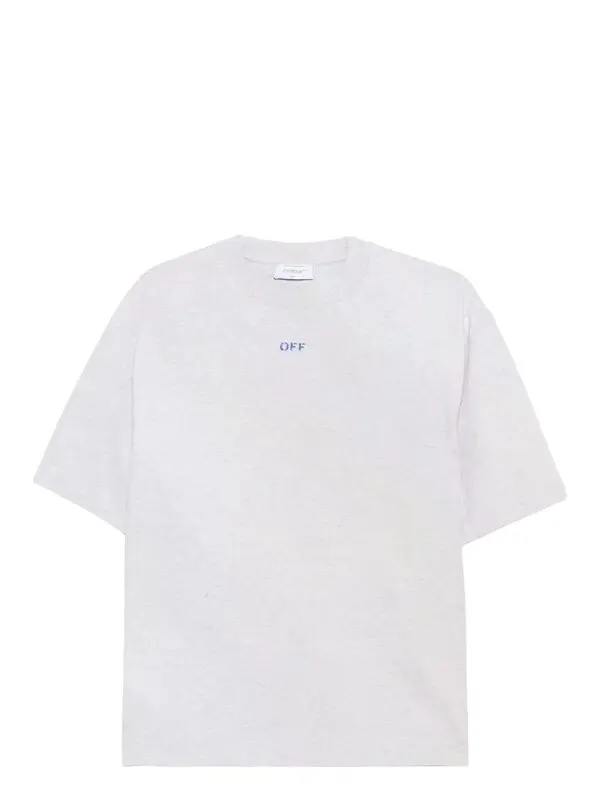 Off-White Short-sleeved Crew-neck T-shirt - Grey