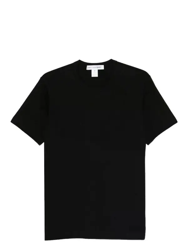 Comme Des Garçons Logo-print Cotton T-shirt - Black