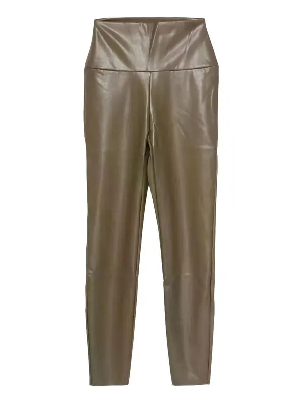 Norma Kamali High-waisted Leggings - Brown