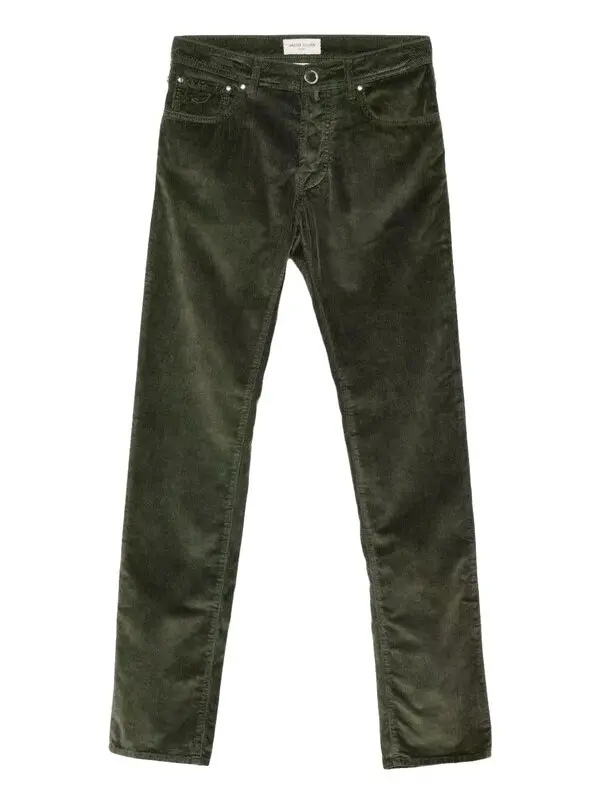 Jacob Cohen Corduroy Straight-leg Trousers - Green