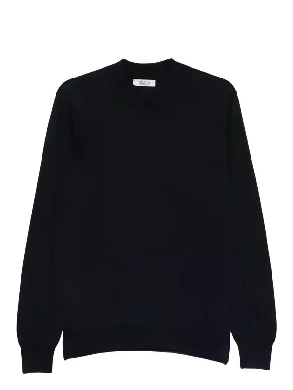 GIUUNO Fine-knit Jumper - Blue