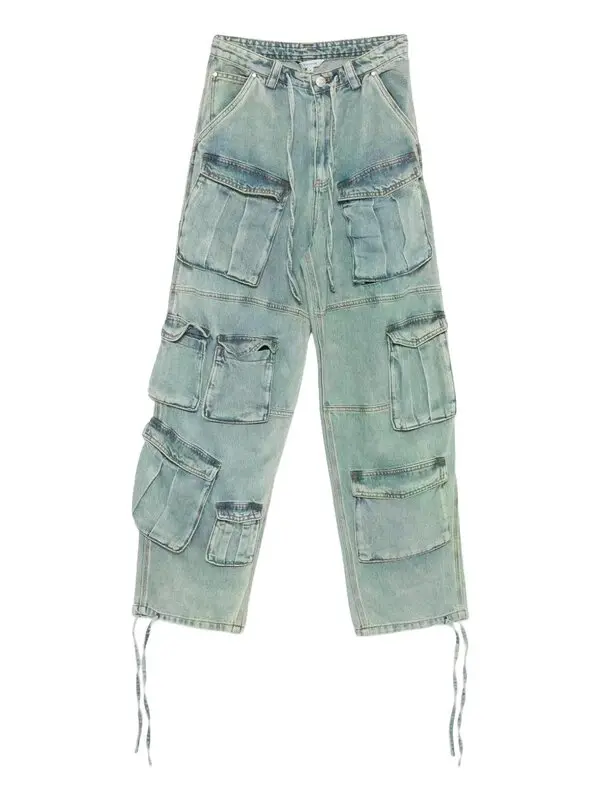 MARKGONG Drawstring Jeans - Blue