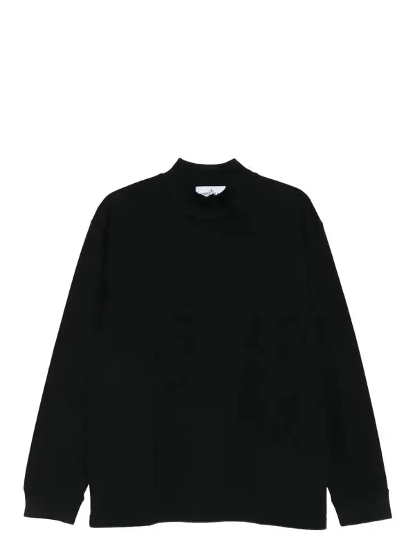 Stone Island Long-sleeve High-neck Sweater - Black