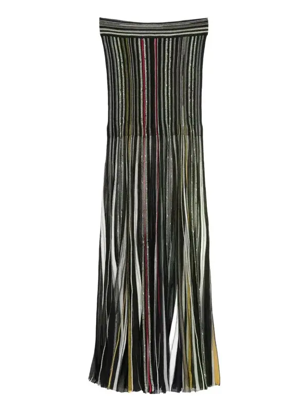 Missoni Striped Sequin-embellished Skirt - Black
