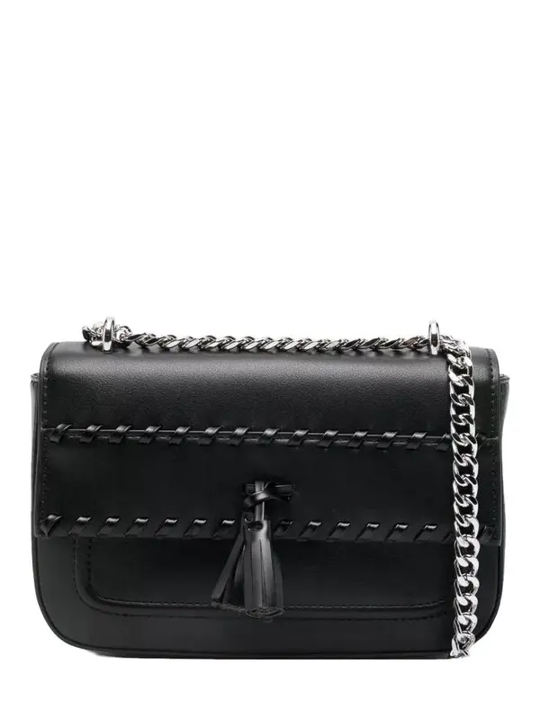 CULT Tassel-detail Chain-strap Satchel Bag - Black