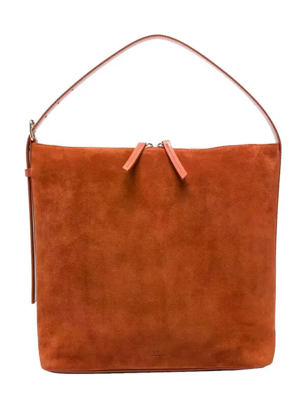 A.p.c. Zip-fastening Tote Bag - Brown
