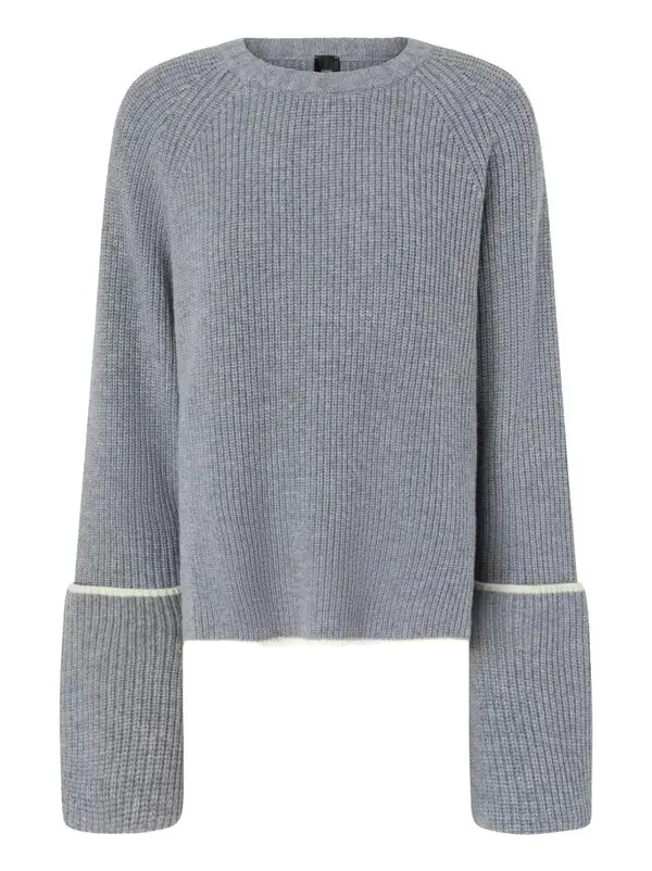 Pinko Procida Ribbed Sweater - Grey