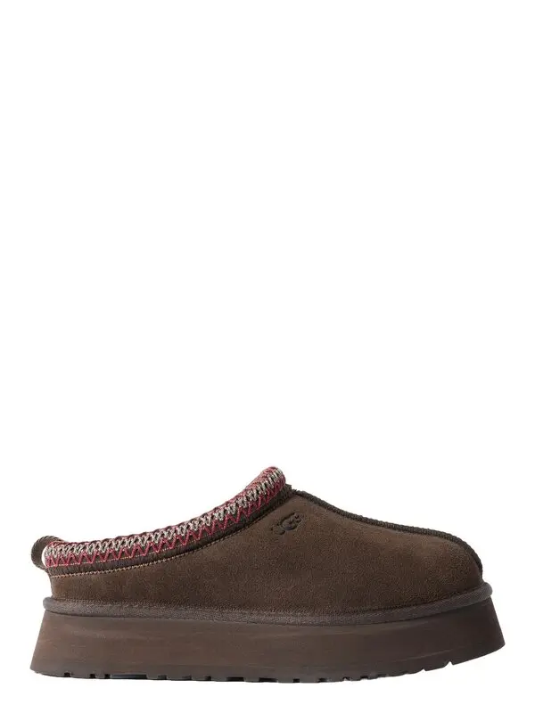 UGG Tazz Ii Embroidered Shearling Slippers - Brown