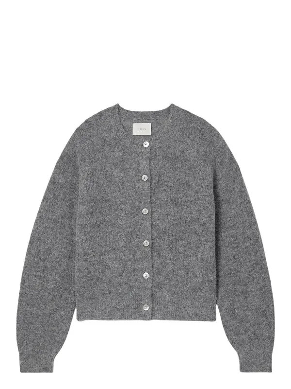 DÔEN Petra Knitted Cardigan - Gray