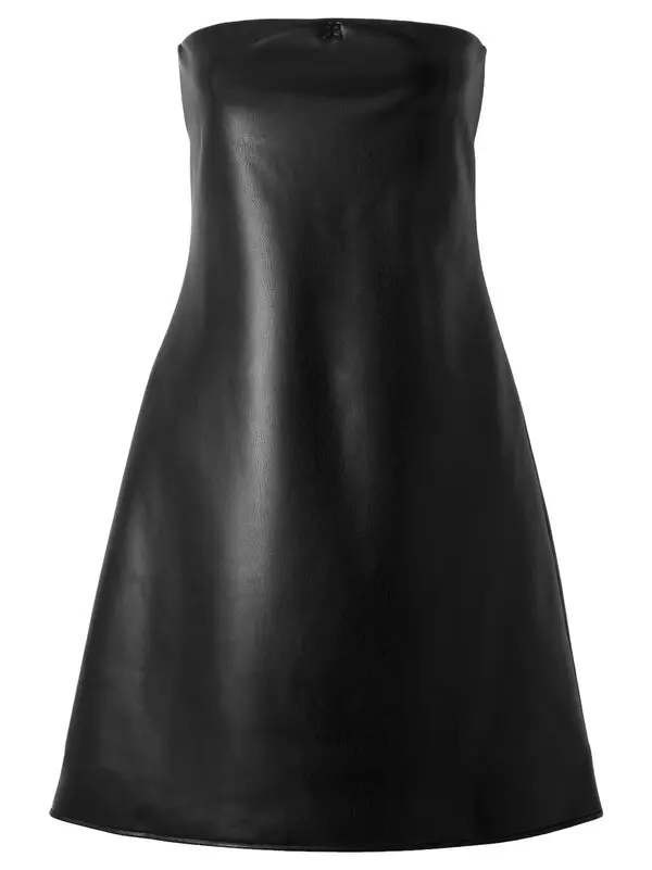 COURREGES Strapless Mini Dress - Black
