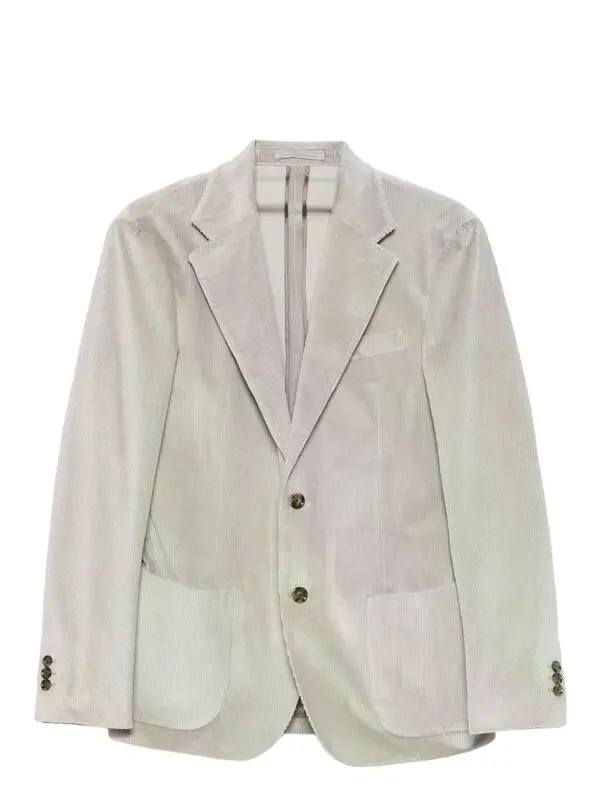 LARDINI Single-breasted Blazer - Grey