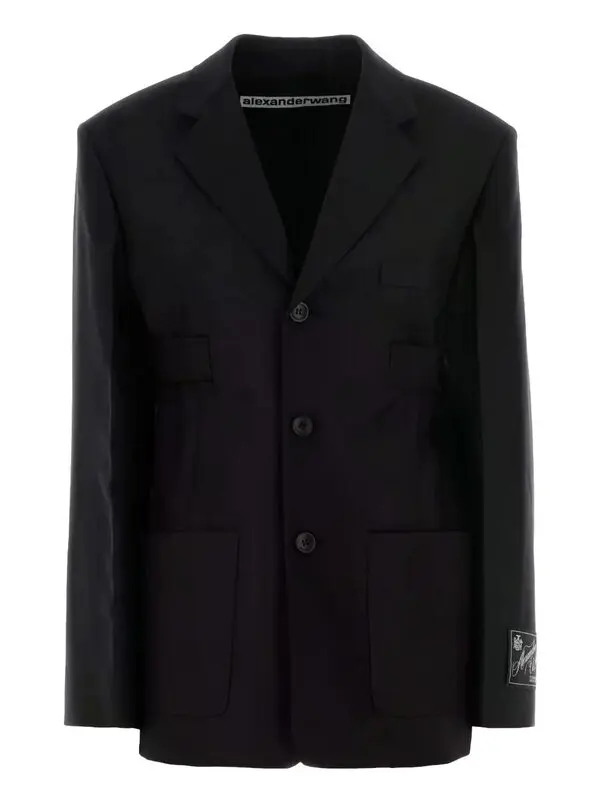 Alexander Wang Single-breasted Blazer - Black