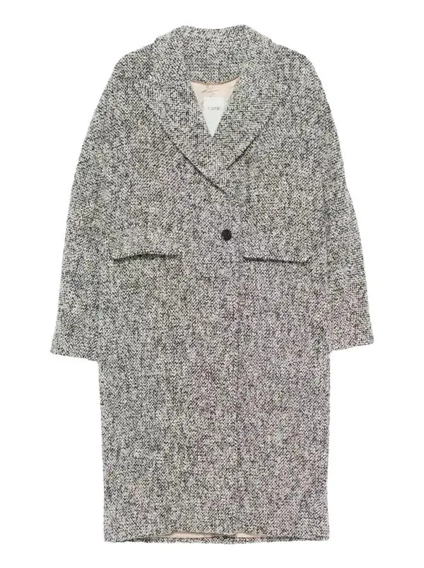 RAME Flap-pocket Single-button Coat - Grey