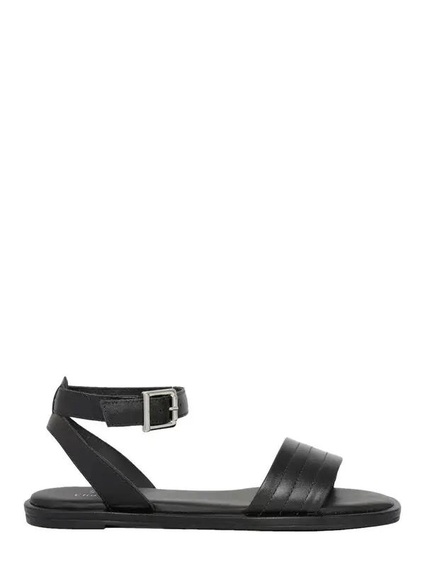 STUDIO CHOFAKIAN Studio 175 Leather Ankle-strap Sandals - Black