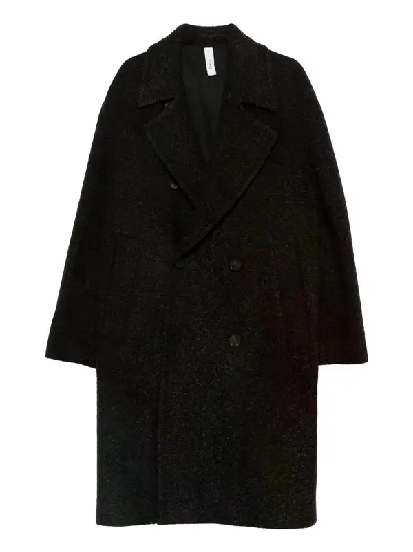HEVO Double-breasted Coat - Brown
