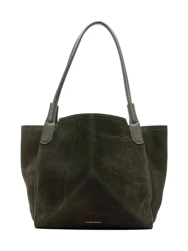 Victoria Beckham Suede Shoulder Bag - Green