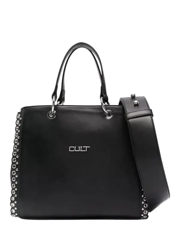 CULT Leather Shoulder Bag - Black