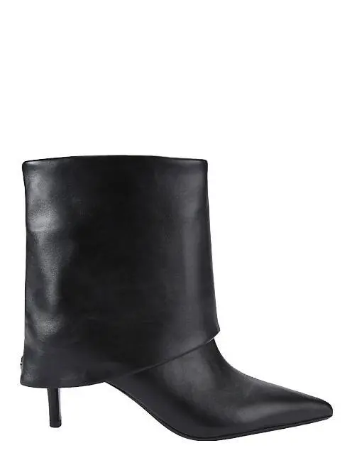 Kurt Geiger Fate Faux-leather Heeled Ankle Boots - Black