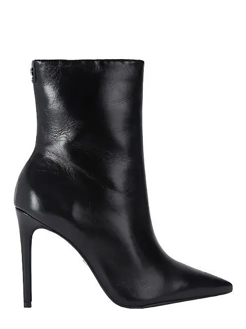 Kurt Geiger Tokyo Leather Heeled Ankle Boots - Black