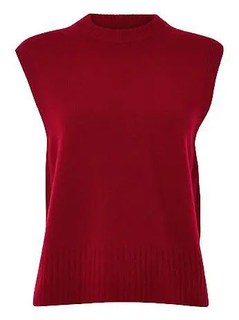 Whistles Wool Vest - Red