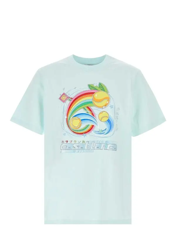 Casablanca Manga Tennis Ball T-shirt - Blue