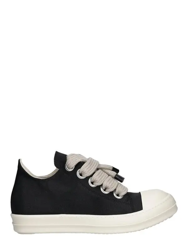 Rick Owens Jumbo Lace Low Sneakers - Black