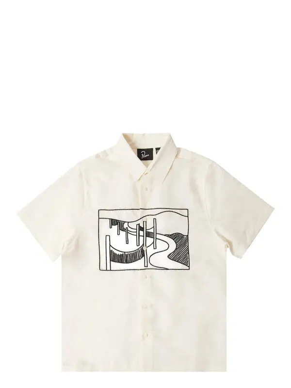 PARRA The Dunes Short Sleeve Shirt - White