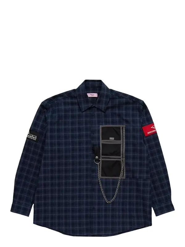 Martine Rose Wallet Shirt - Blue