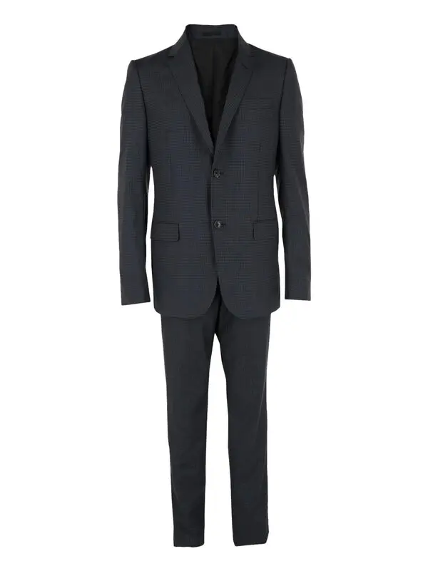 Gucci Wool Pin Dot Suit - Silver