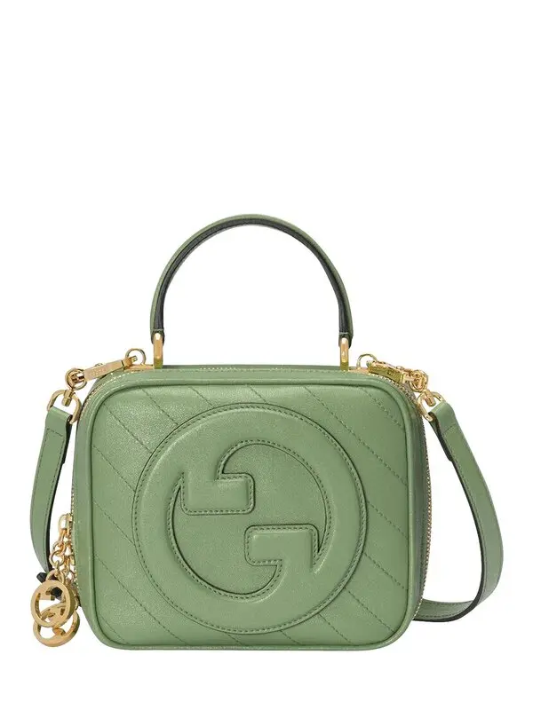 Gucci Blondie Top Handle Bag - Green
