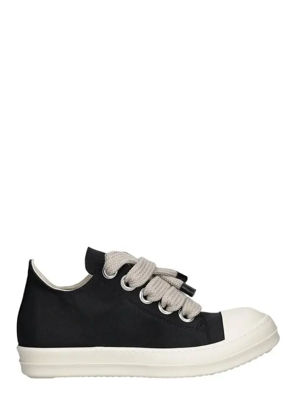 Rick Owens Jumbo Lace Low Sneakers - Black