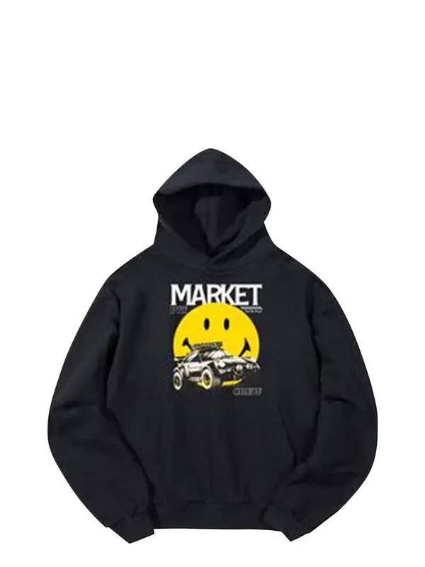 MARKET Smiley All Four Hoodie - Black