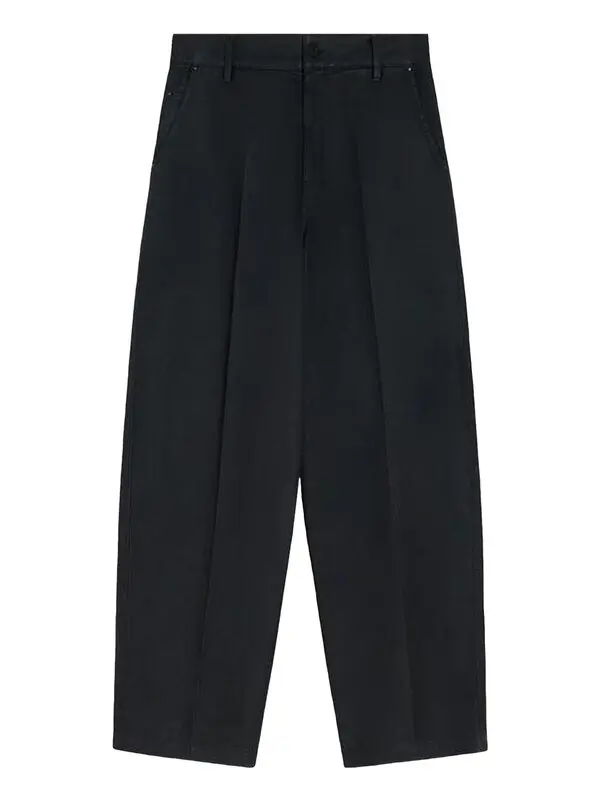 LEMAIRE Maxi Barrel Workwear Pants - Black
