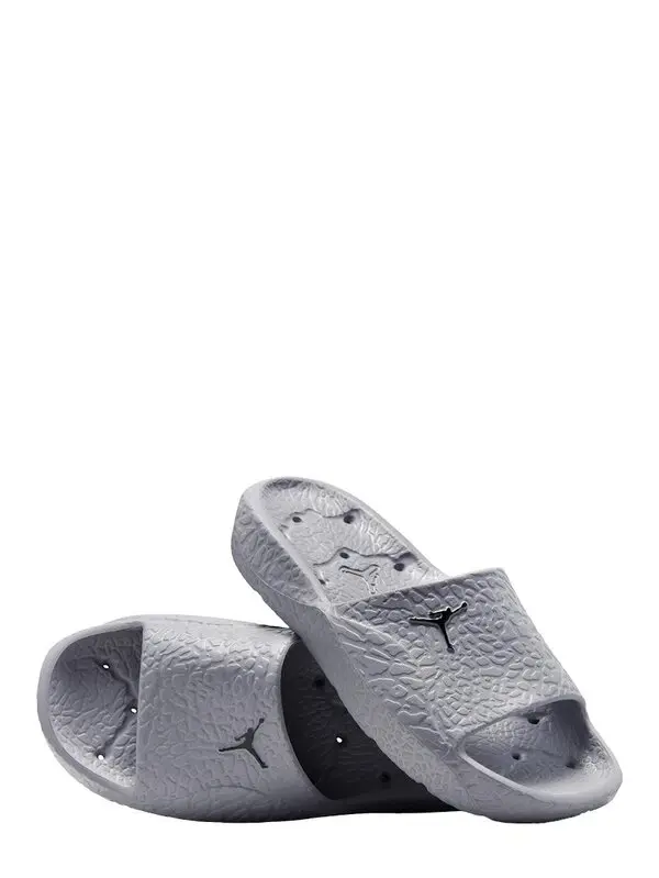 JORDAN Franchise Slides - Cement Grey/black