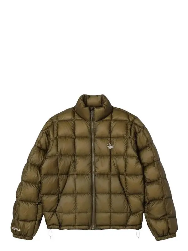 StÜssy Midweight Puffer Jacket - Olive