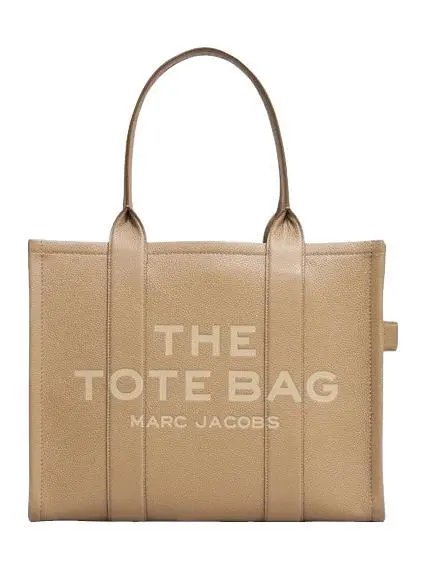 Marc Jacobs Leather Large Tote Bag - Camel