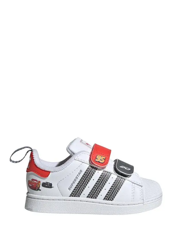 Adidas Superstar Ii Disney Pixar Cars Sneakers - Cloud White/bright Red