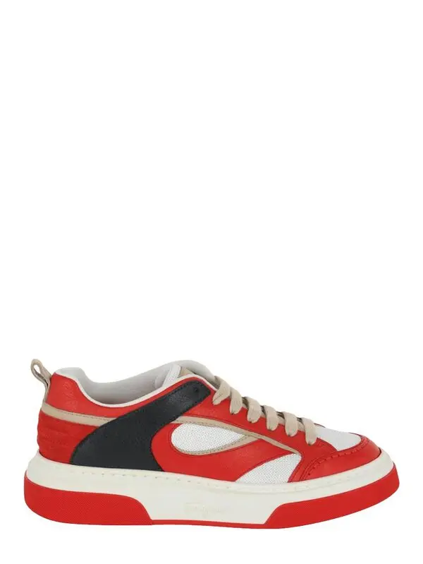 FERRAGAMO Cassini Low-top Sneakers - Red