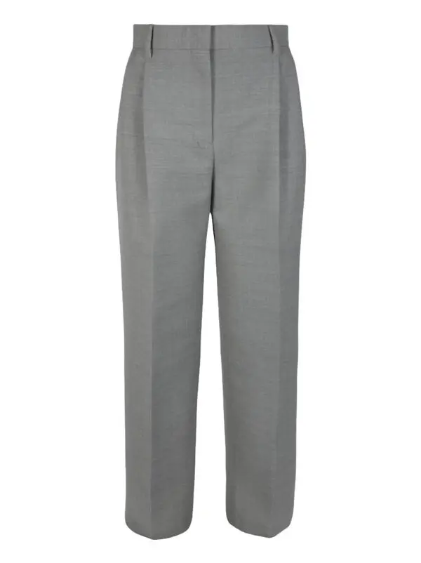 Burberry Gaelle Wide-leg Trousers - Grey