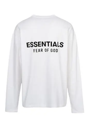 Fear Of God Essentials Long Sleeve T-shirt - White