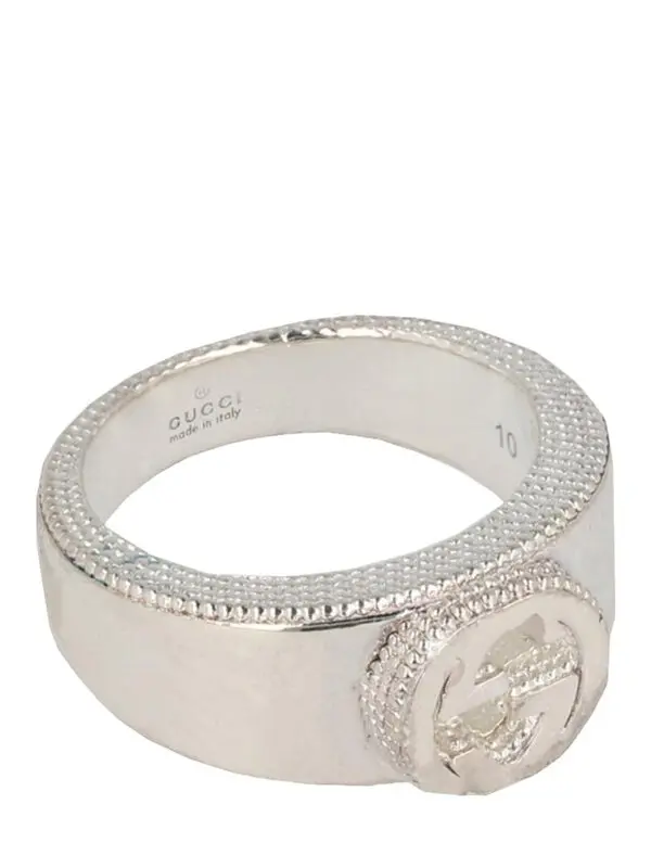 Gucci Interlocking G Ring - Silver
