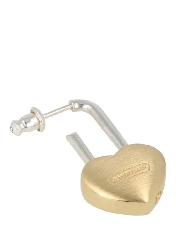 AMBUSH Small Heart Padlock Single Earring - Gold