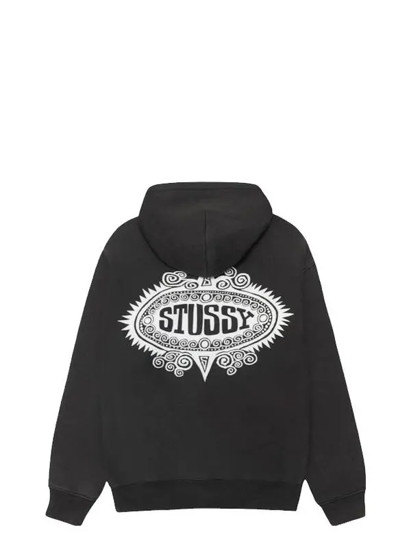 StÜssy Mantra Zip Hoodie - Black