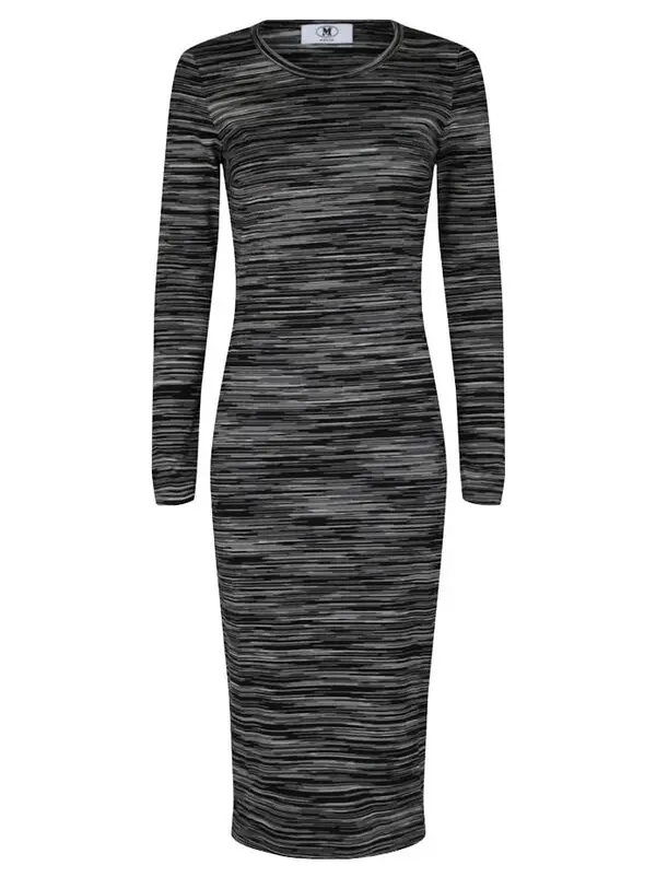 Missoni Space Dye Bodycon Dress - Black White