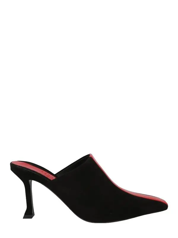 FERRAGAMO Sophye Suede Mules - Black
