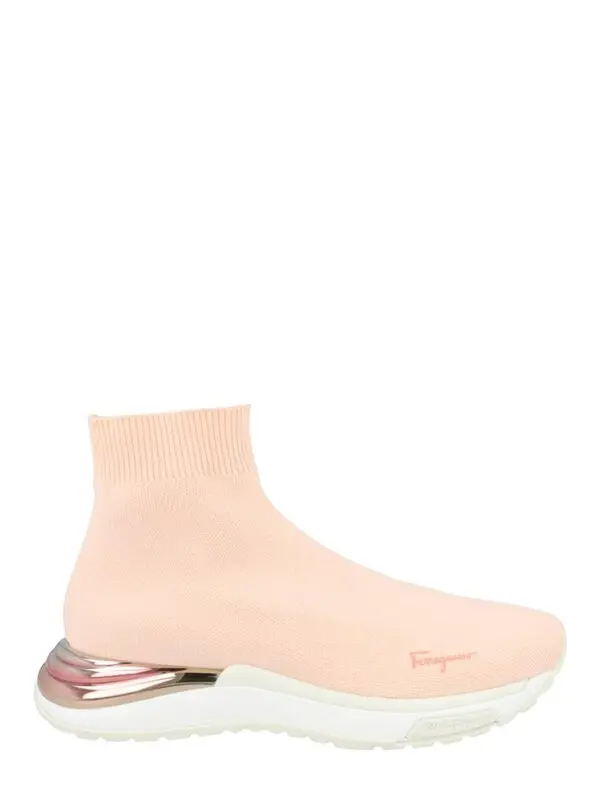 FERRAGAMO Ninette High-top Sock Sneakers - Pink