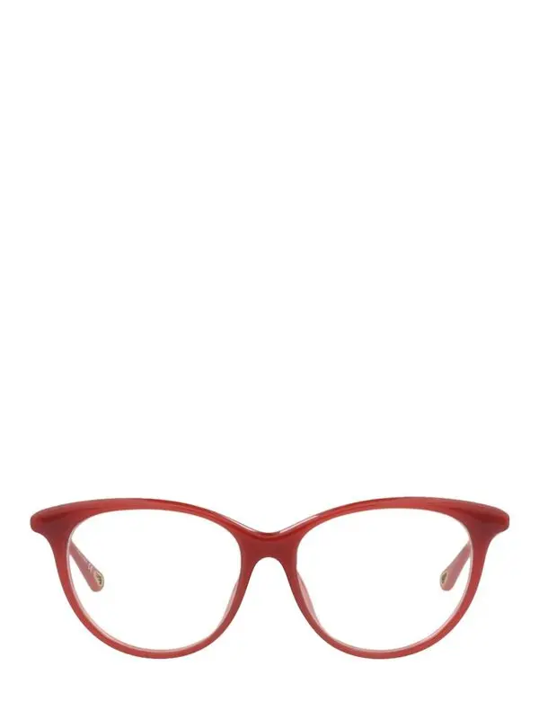 Chloé Cat Eye Optical Frames - Orange Orange Transparent (ch0005oa/30009957/002)