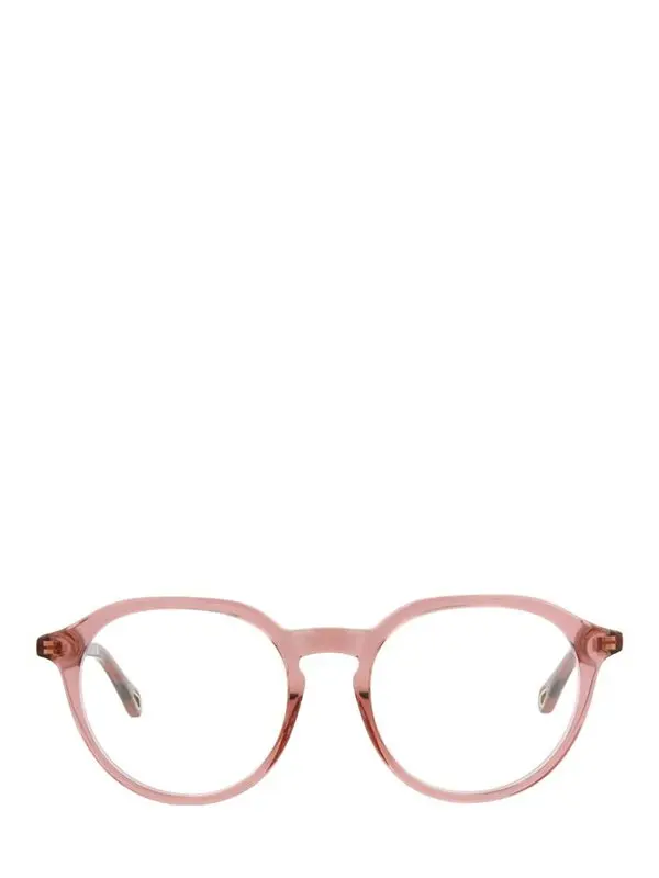 Chloé Round-frame Bio-acetate Optical Frames - Pink Pink Transparent (ch0012o/30009838/006)